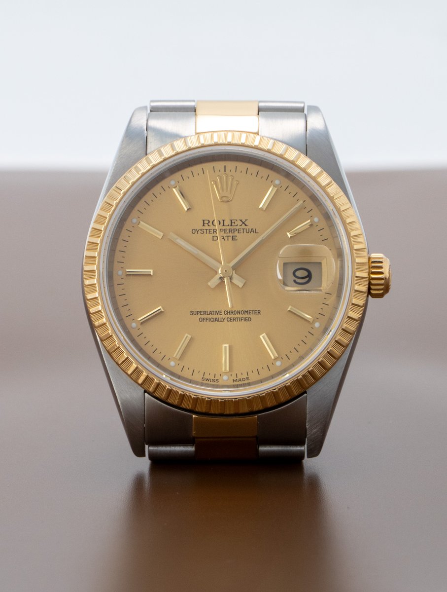 Rolex Oyster Perpetual Date Ref. 15223 Price & Value ($5,867 Market ...